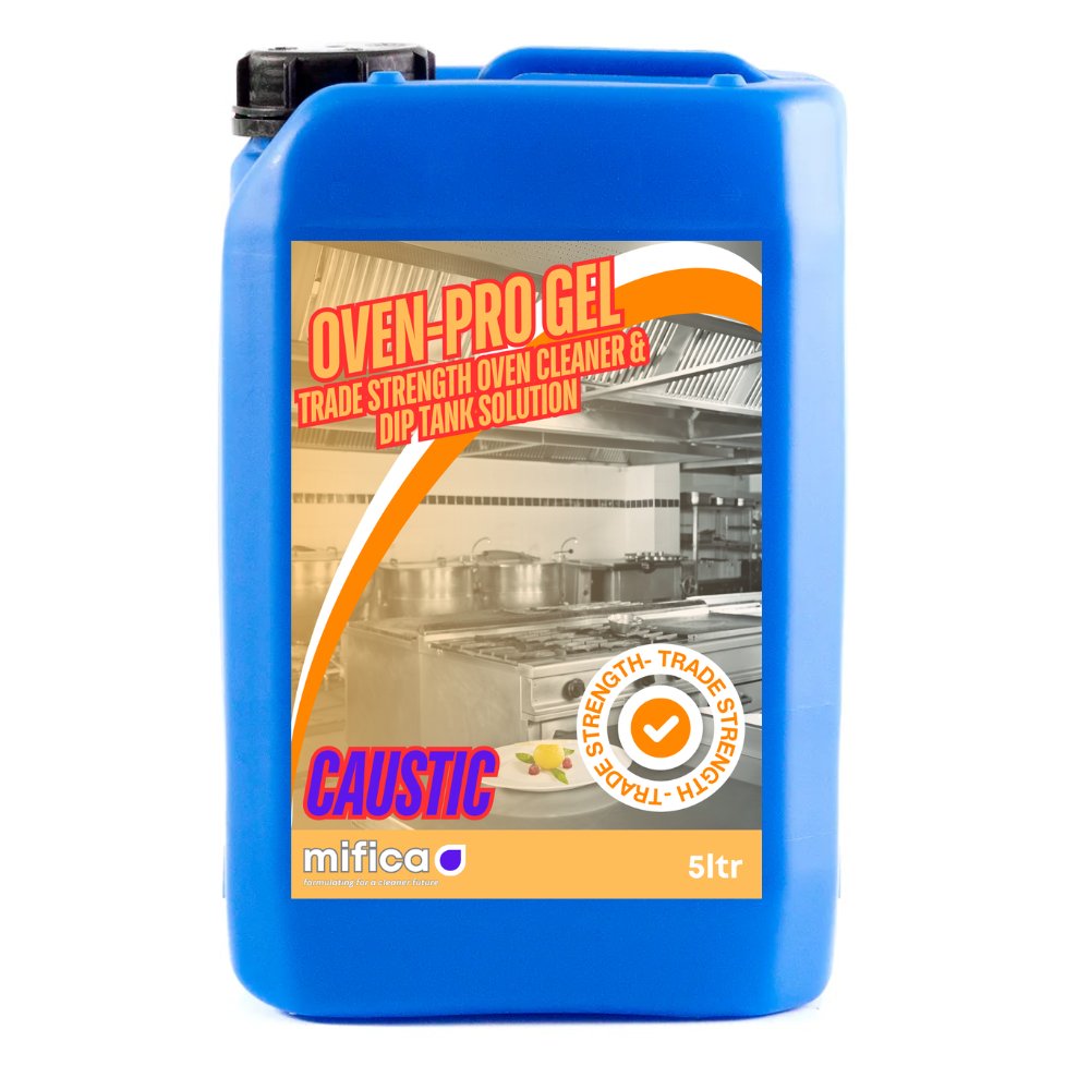 OVEN CLEANER GEL & DIP TANK SOLUTION-CAUSTIC - Mifica Products